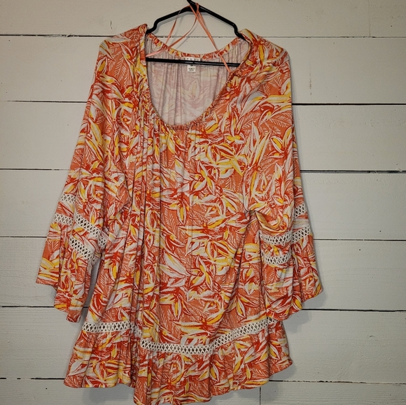 Studio | Tops | Studio 2x Orange Yellow | Poshmark